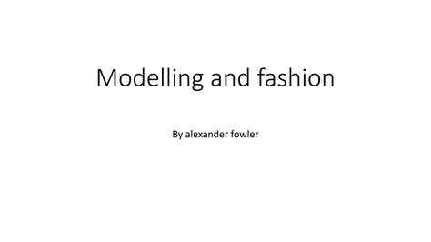 Models Ppt