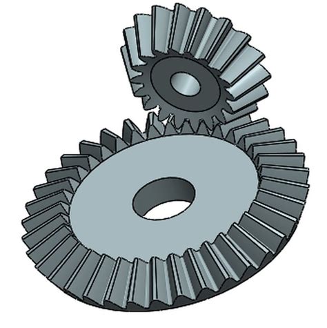 Bevel Gear 1 2 Download Free 3d Model By Trannam Cad Crowd