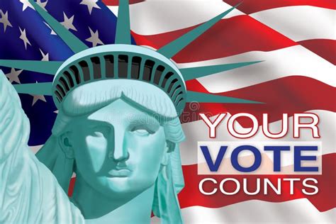 Your Vote Counts Stock Illustration Illustration Of Citizenship 26120605