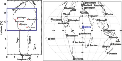 Location Of The Linet Left And Wwlln Right Stations Operational