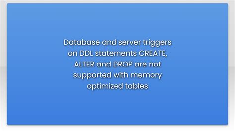 Database And Server Triggers On Ddl Statements Create Alter And Drop