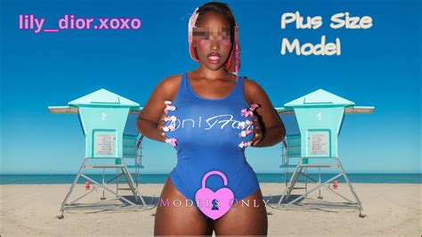 Lily Dior Exotic Plus Size Curvy Model Singer Instagram Star