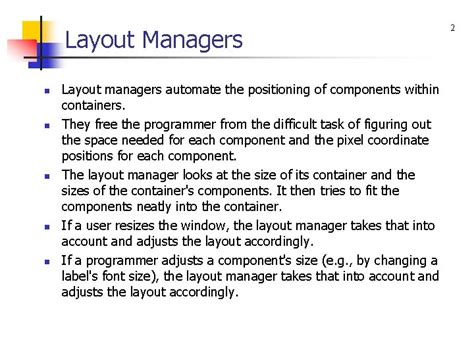 chapter 17 gui programming component layout additional gui