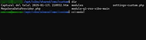 Megasenna Module Widget Development Xibo Community