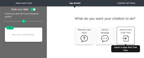 a step to step guide how to make a multi purpose chatbot with no coding
