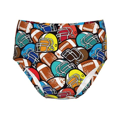 Teen Girls Underwear American Football Soft Cotton Briefs Panties For
