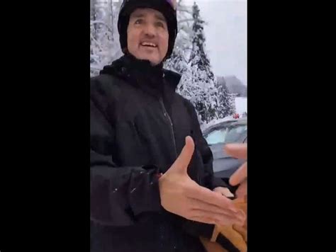 Warmington Justin Trudeau Ambushed At B C Ski Resort And Told Get The F Out Of Town