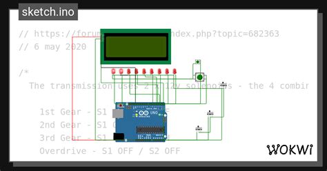 gearcomputerv2 20x4 display wokwi esp32 stm32 arduino simulator