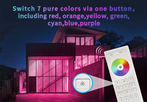 Rc03rf 2 4ghz Rf 4 Zone Rgb Rgbw Rgbcct Remote Controller Derun Led