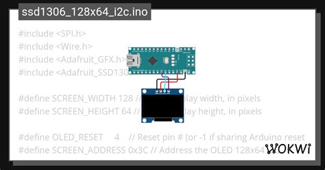 Ssd1306128x64o Copy Wokwi Esp32 Stm32 Arduino Simulator