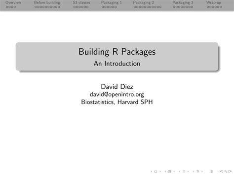 Building R Packages