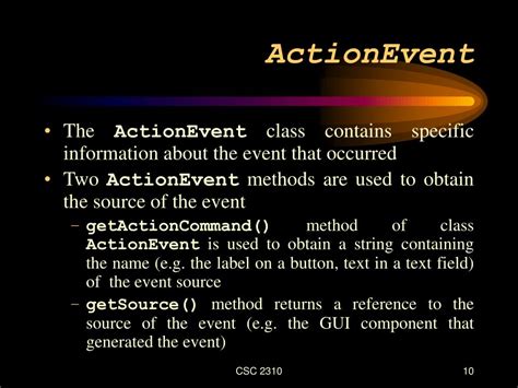 Ppt Event Handling In Java Powerpoint Presentation Free Download Id6678097