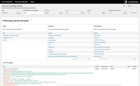 Introducing Config Quest For Splunk Discovered Intelligence
