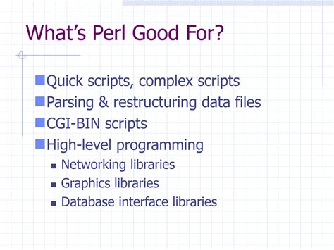 Introduction To Perl Ppt