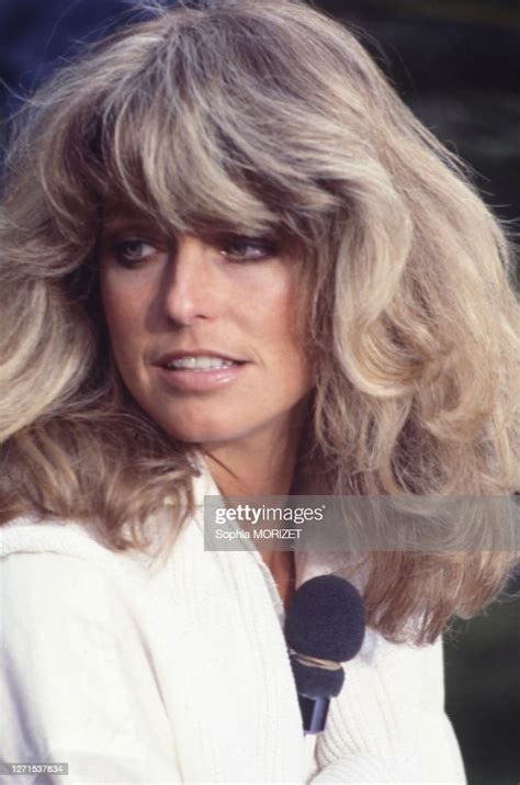 Portrait De Lactrice Américaine Américain Farrah Fawcett Circa 1970