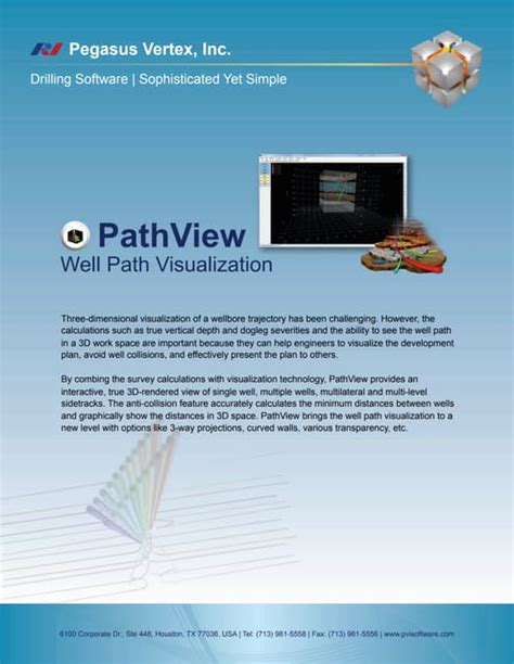 Pathview Well Path Visualization Software Pdf