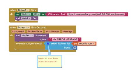 Error Inside Screenerroroccurred Bugs And Other Issues Mit App Inventor Community