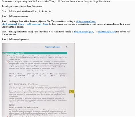 Please Do The Programming Exercise 2 At The End Of