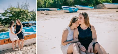 Same Sex Surprise Proposal Photoshoot Annabell And Janina Punta Cana Photographer