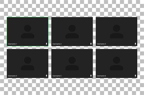 화상 회의 사용자 인터페이스 화상 통화 화면 인터페이스 템플릿 사회적 의사소통을 위한 응용 프로그램 화상 회의 창 오버레이 Brand Name Online Messaging