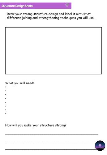 Ks1 Strong Structures Design And Technology Unit 6 Lessons Teaching Resources