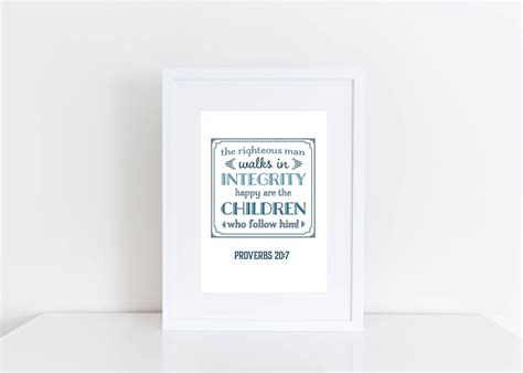 Fathers Day Print Proverbs T For Dad Dad Birthday T Fathers