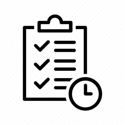 Schedule Task Planning Clipboard Icon Download On Iconfinder