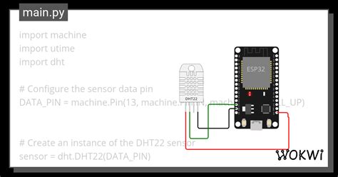Humidity Temperature Sensor Wokwi ESP32 STM32 Arduino Simulator