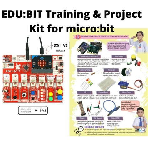 Ready Stockcomplete Sensor Input Output Edubit Microbitbit Training