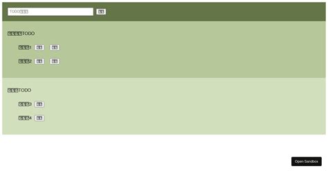 Reacttodo Codesandbox