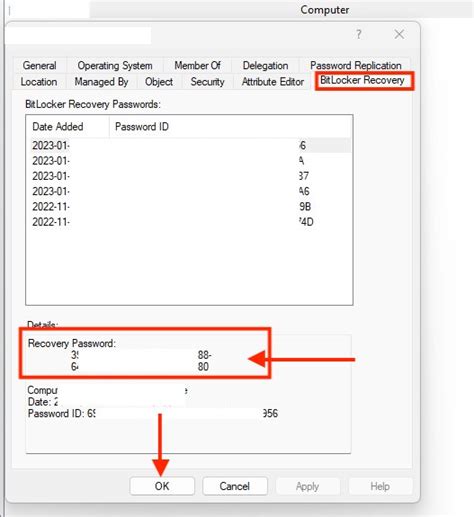 Resolve Invalid Key Id When Requesting Bitlocker Recovery Key