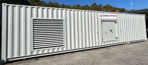 Containerised Diesel Generators Custom Power Solutions Target Power