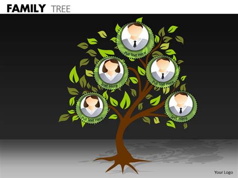 Family Tree Ppt 23 PowerPoint Templates Backgrounds Template PPT Graphics Presentation