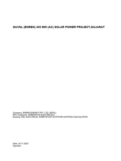 2 Illumination Calculation Outdoor R1 201123 Pdf Lighting Optics