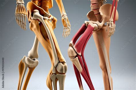 Comprehensive Guide To The Role Of Tibia And Fibula In Human Skeleton Anatomy Stock Illustration