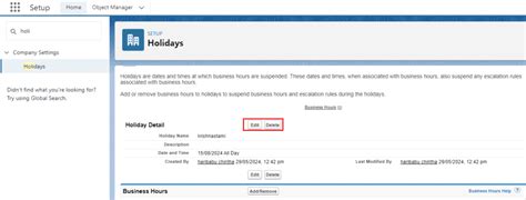 How To Setup Holidays In Salesforce Learn Salesforce With Anuhya Digital