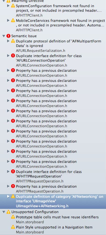 Ios Property Has A Previous Declaration Stack Overflow