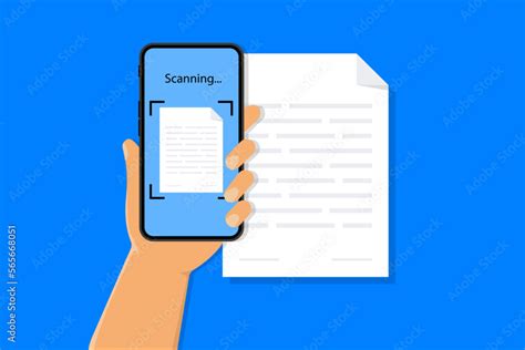 Scanning Document Paper File Scan Document Scanning Document Isometric Document Scanner