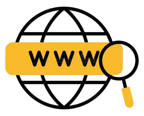 Domain Icon Set Four Simple Symbols In Diferent Styles From Web Hosting Icons Collection