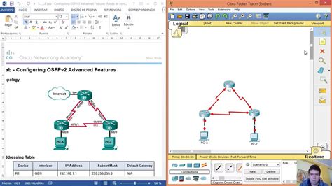Lab Configuring OSPFv Advanced Features YouTube