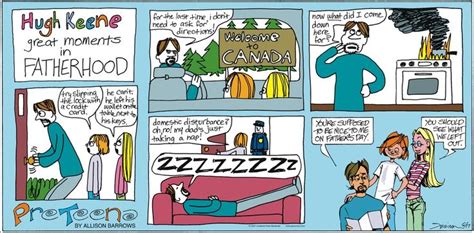 Celebrating Fathers Preteena Comic Strip By Allison Barrows
