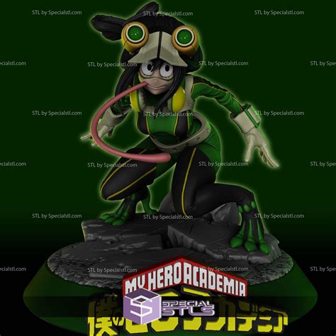 Tsuyu Asui In Action Digital Sculpture SpecialSTL