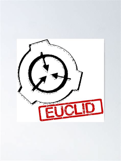 Scp Euclid Stamp Design Poster By Cicelylander Redbubble