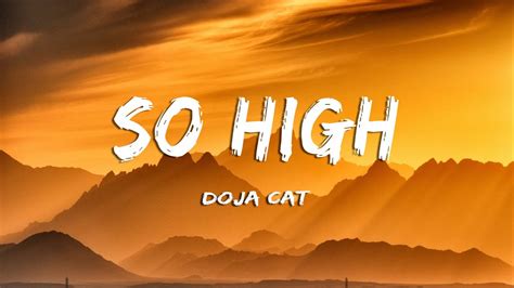 Doja Cat So High Lyrics Youtube