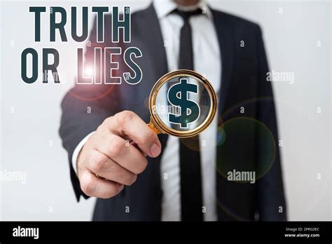Handwriting Text Truth Or Lies Business Approach Decide Between A Fact