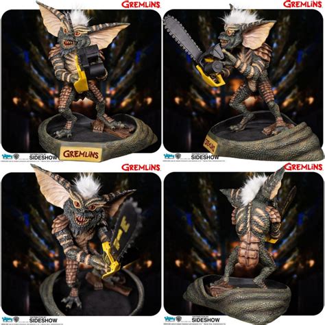 Gremlins Statuette Gremlin Stripe With Chainsaw Ikon Collectables