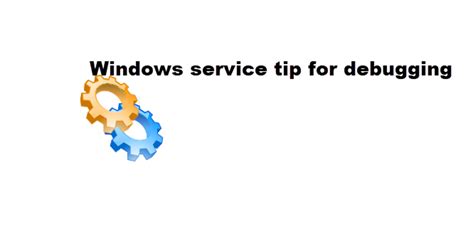 Visual Studio Debugging Windows Services DEV Community