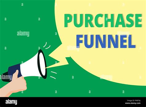 Word Writing Text Purchase Funnel Business Concept For Consumer Model Which Illustrates