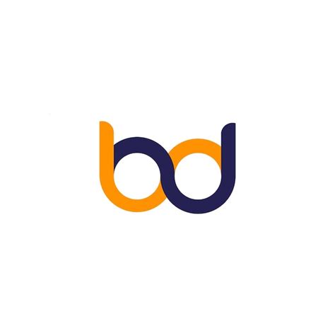 Premium Vector A Logo For Bd And B