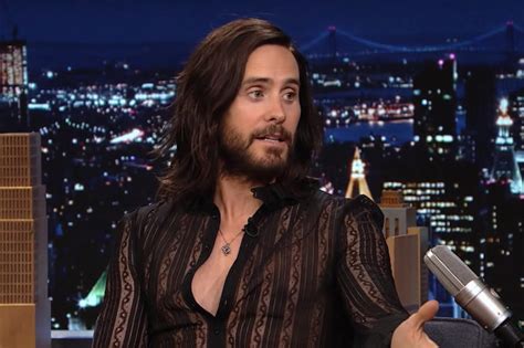 House Of Gucci Star Jared Leto In Saint Laurent On The Tonight Show